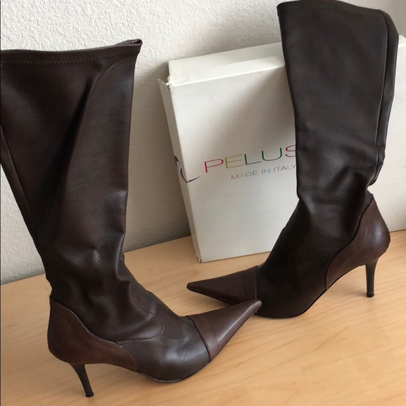 Shoes | Authentic Peluso Knee High Leather Boots | Poshmark